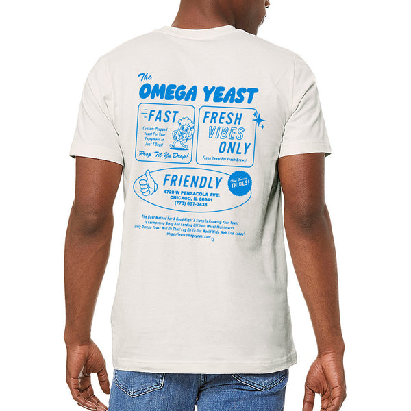 Fresh Vibes Only T-Shirt – Omega Yeast Merch Store